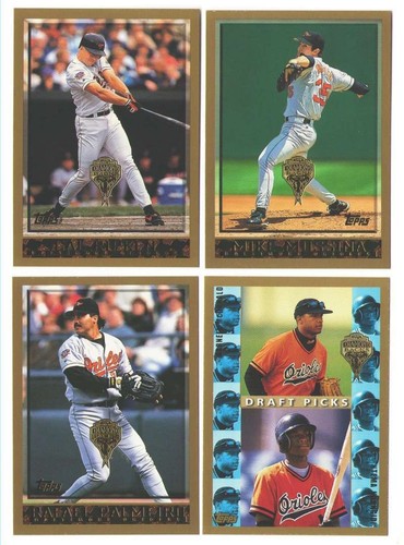 1998 Topps DIAMONDBACKS Inaugural Logo - BALTIMORE ORIOLES Team Set | eBay