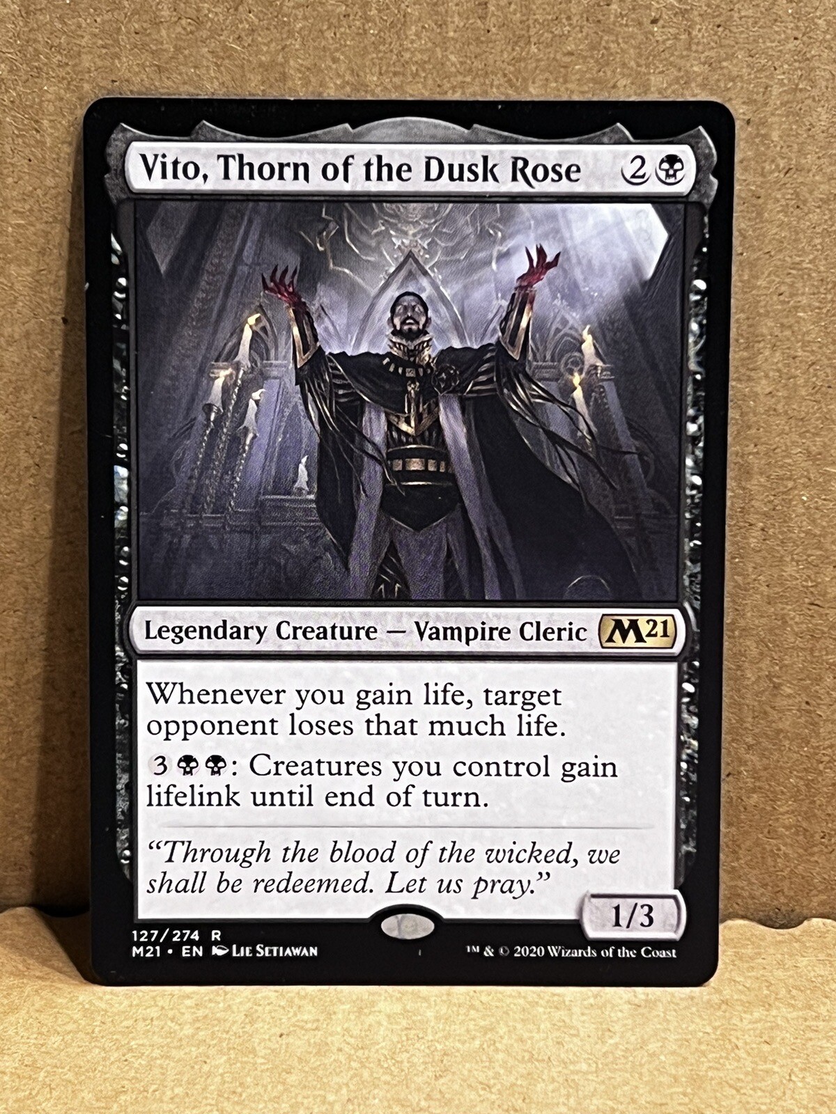 MTG Vito, Thorn of the Dusk Rose – Core Set 2021 Card # 127 NM | eBay