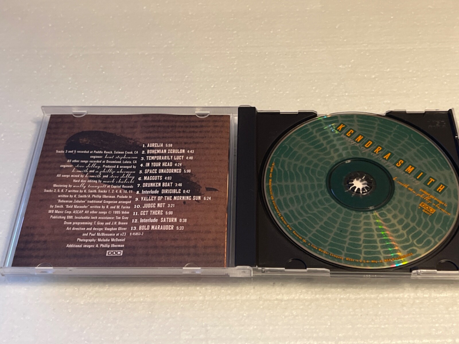 Kendra Smith [FROM OPAL] - Five Ways Of Disappearing [1992] CD 4AD RARE ...