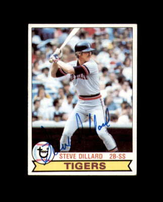 Steve Dillard Signed Authentic 1979 Topps Detroit Tigers Autograph | eBay
