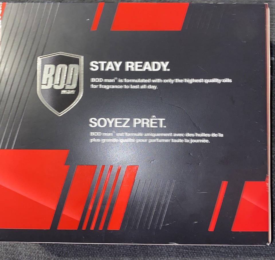 3 Pack Bod Man 1.8oz Most Wanted Black & Really Ripped Abs Fragrance ...