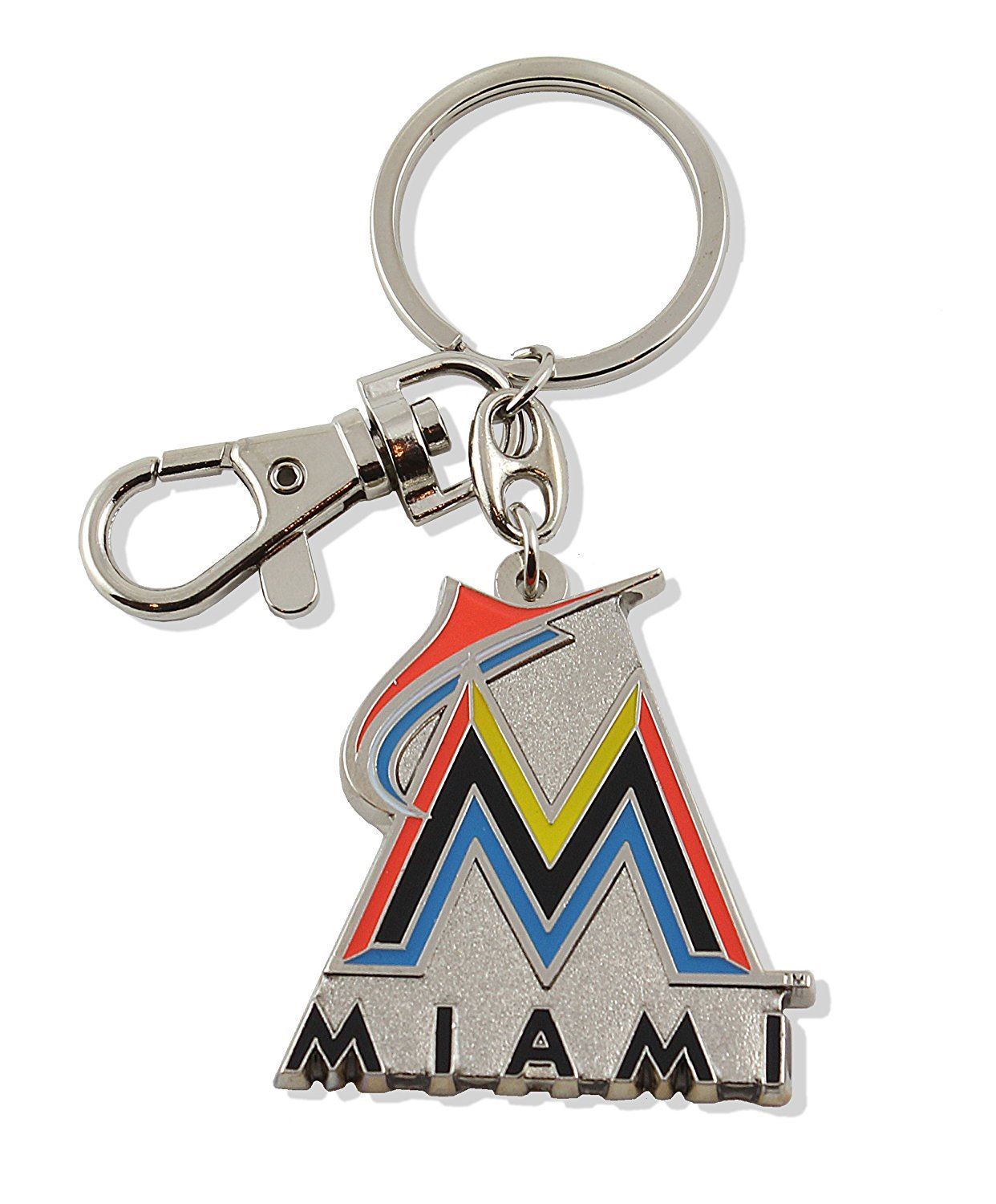 Miami Marlins Keychain Metal Heavyweight Team Logo Key Ring | eBay