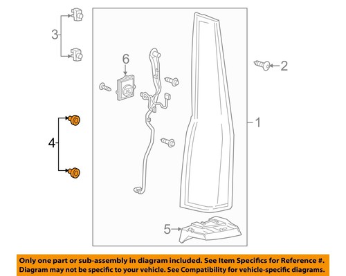 GM OEM 15-23 Acadia Rear Lamps Tail Lamps-Tail Lamp Retainer 84221534 ...