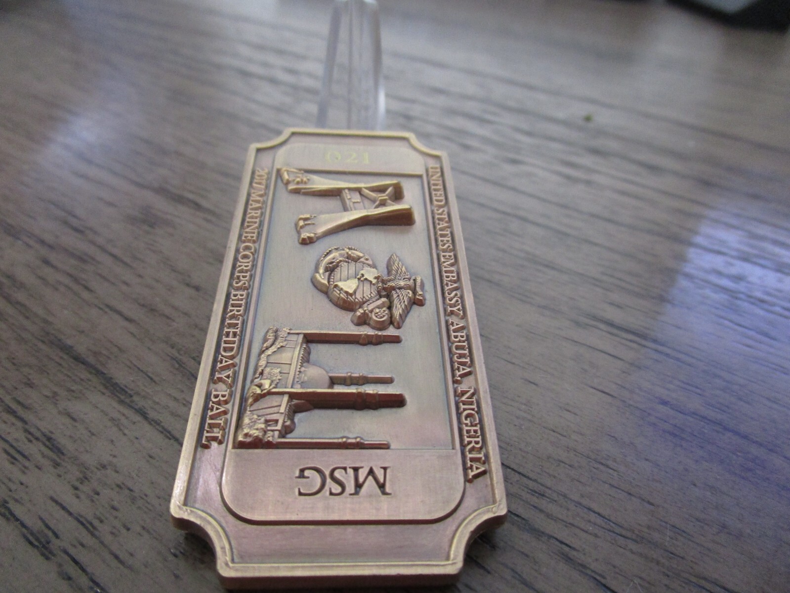 USMC MSG Marine Security Guard US Embassy Abuja Nigeria Ball Challenge ...