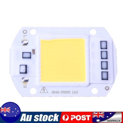 50W LEDs Floodlights COB Chip 220V Input Integrated IC Driver(White) AU ...