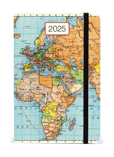 Cavallini & Co. World Map 2025 Pocket Weekly Planner, 4"x6" | eBay