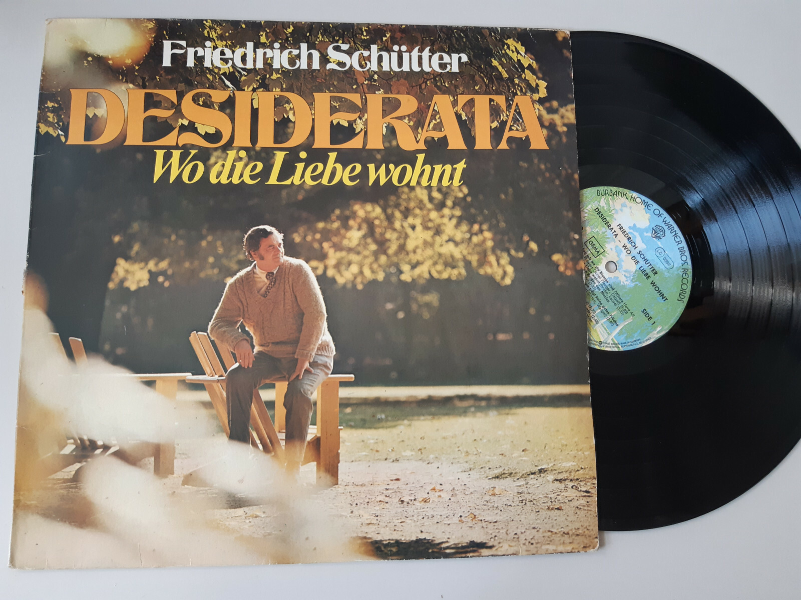 LP Chanson Friedrich Schütter - Desiderata Wo die Liebe wohnt (12 Song ...