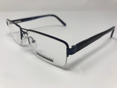 Essential Eyewear Eyeglass Frames EN1146 Navy Blue 57-17-145mm Half Rim JQ65 | eBay