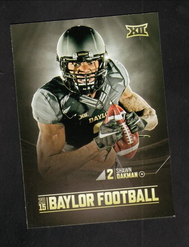 Baylor Bears--2015 Football Pocket Schedule | eBay