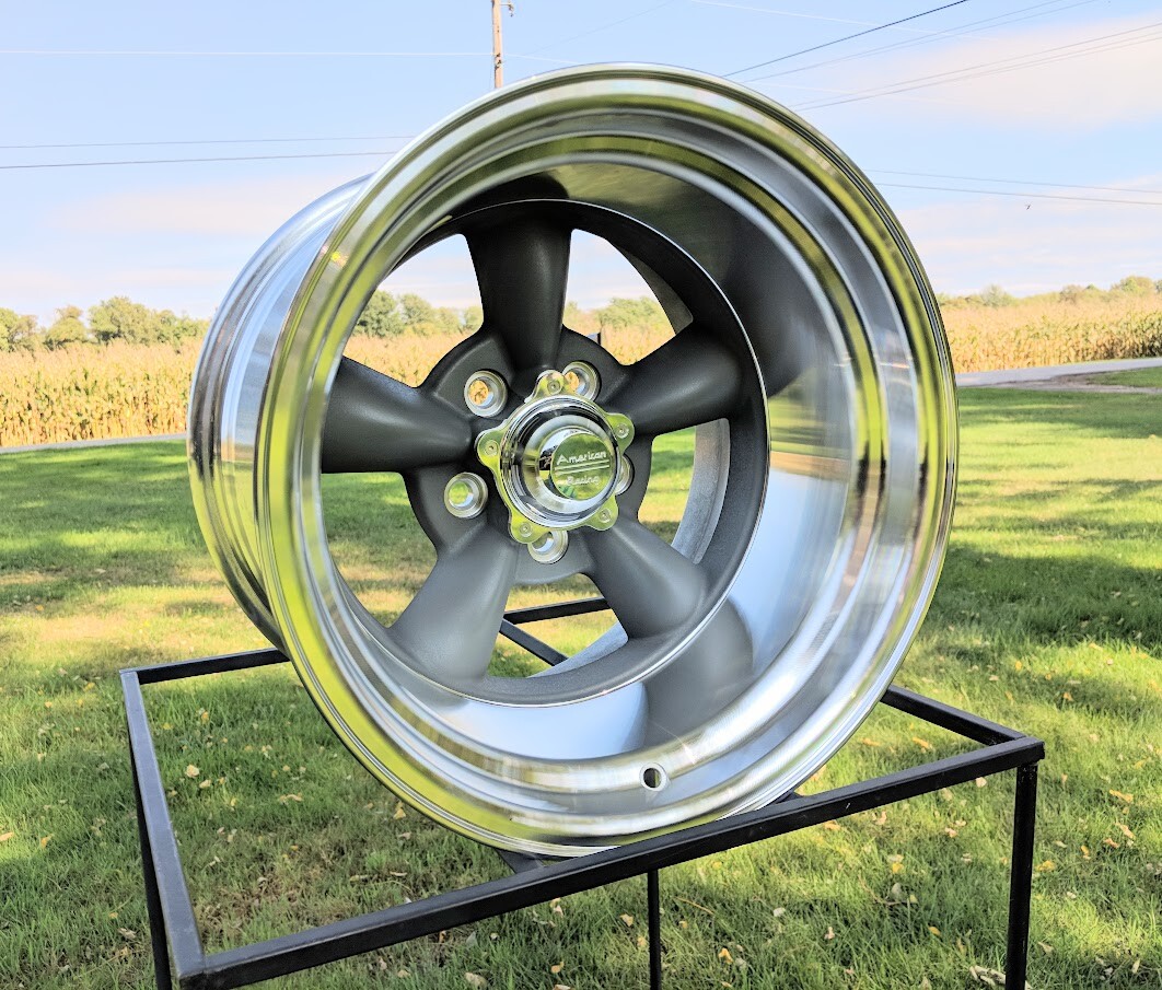 15x10 American Racing Torq Thrust VN215 Ford Mopar 5 on 4.5bp caps ...