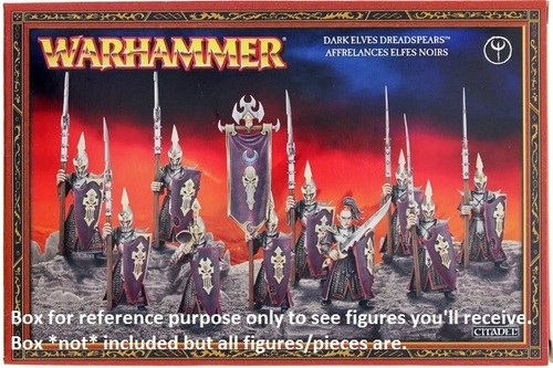 Dark Elf City Guard Unit w/ Command | Warhammer The Old World OOP Elves Unit | eBay