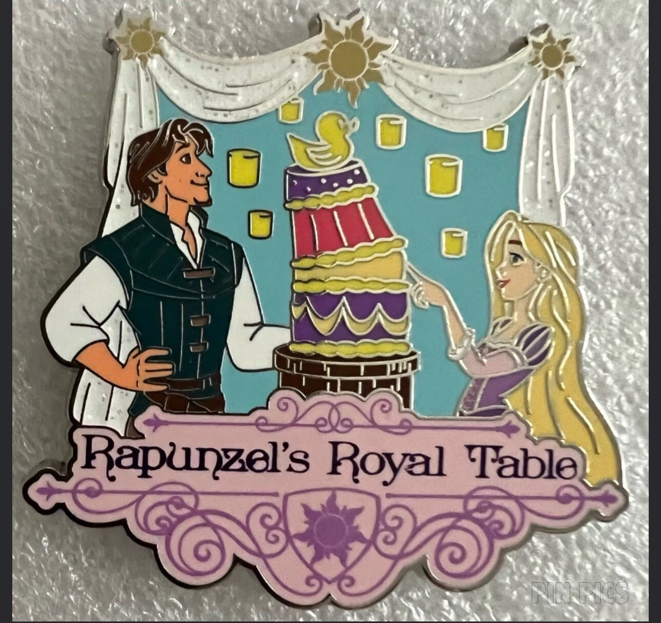 Купить Ибей | DCL 2024 - Rapunzel and Flynn Ryder Pin - Rapunzel's ...