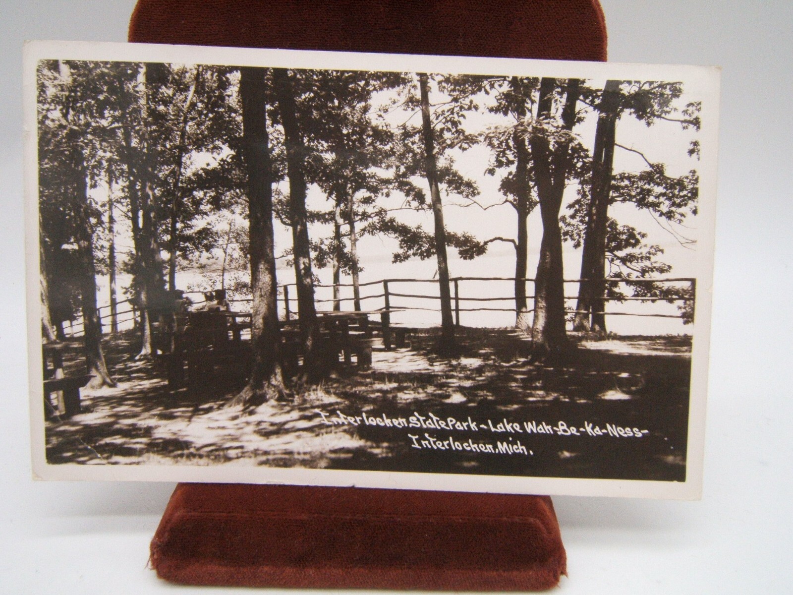 VINTAGE RPPC REAL PHOTO POSTCARD VIEW INTERLOCKEN STATE PARK ...