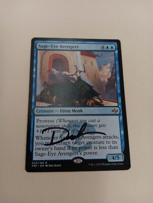 Sage-eye Avengers Signed by Dan Scott Magic the Gathering | eBay