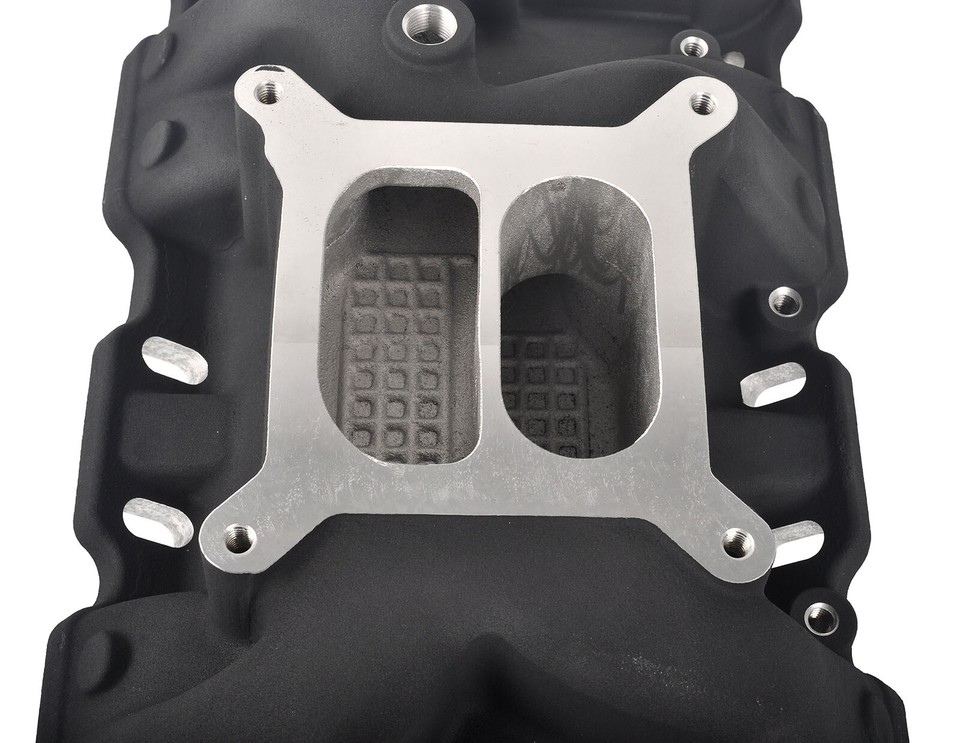Dual Plane High Rise Intake Manifold for SBC Chevy V8 305 327 350 400 ...