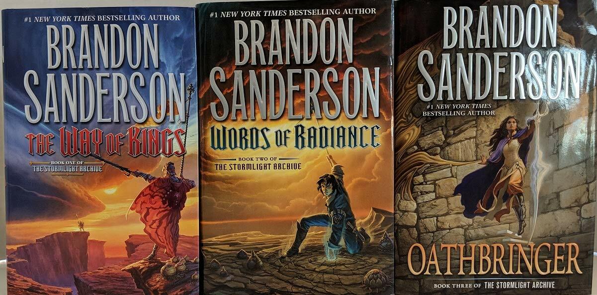 Stormlight Archive by Brandon Sanderson 3 HARDCOVER SERIES BOOK SET ...