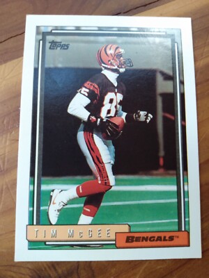 Tim McGee - Cincinnati Bengals - Topps NFL 1992 Card #1 | eBay