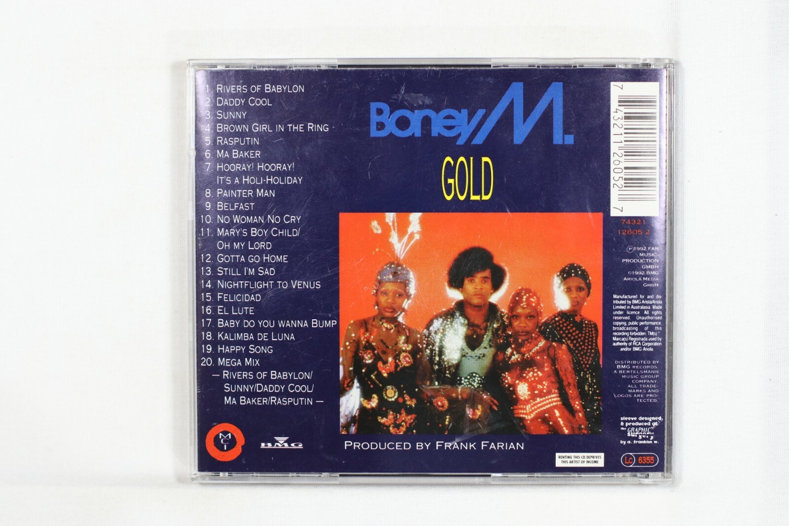 Gold: 20 Super Hits by Boney M. (CD, 1999) for sale online | eBay