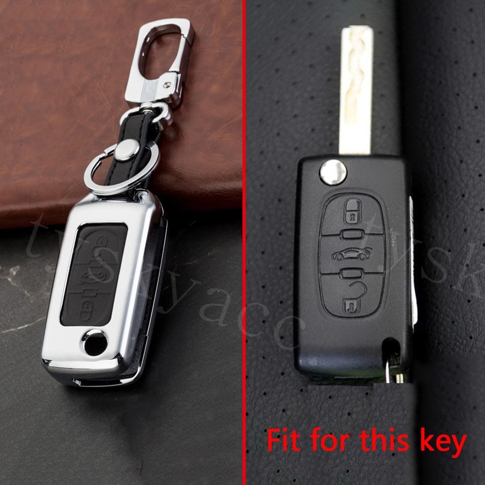 Fit For Peugeot 308 408 RCZ Accessories Key Holder Bag Fob Case Pack ...