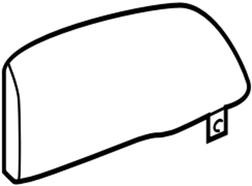 75653-35100-B1 Toyota Moulding, quarter, outside rear rh 7565335100B1 ...