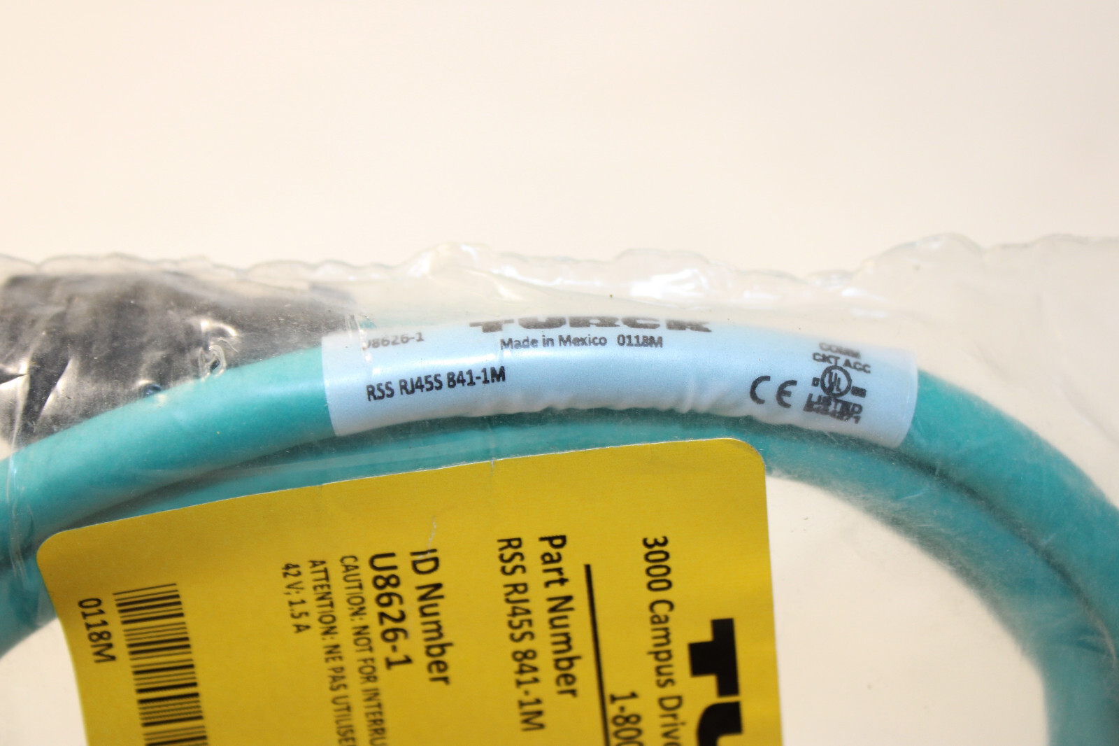 Turck RSS RJ45S 841-1M Industrial Ethernet Cable NEW | eBay