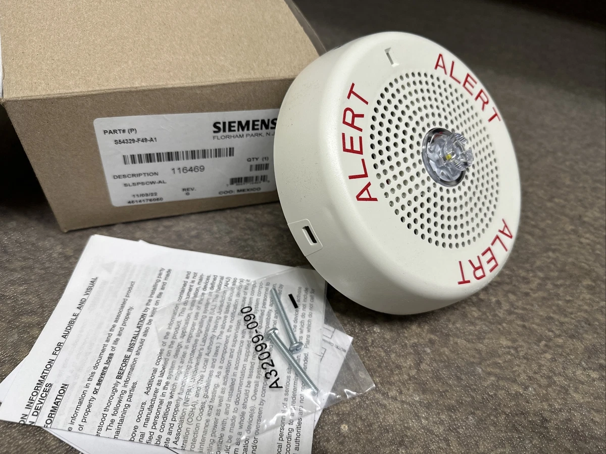 Activated Fire Alarm Strobe Lights