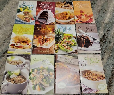 PAMPERED CHEF COOKBOOKS - Lot of 22 Season's Best Recipe Collection ...