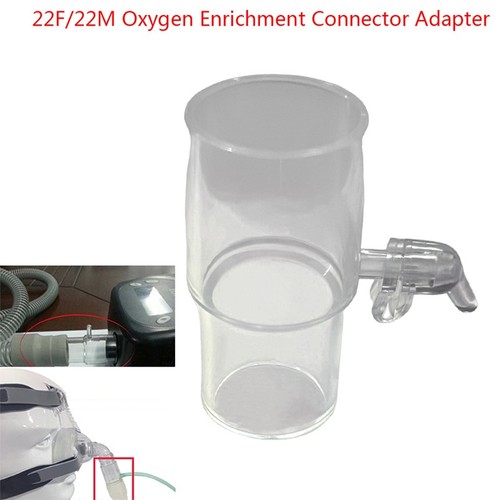 1Pcs CPAP Oxygen Blend Adapter CPAP Oxygen Enrichment Connector Adapter ...