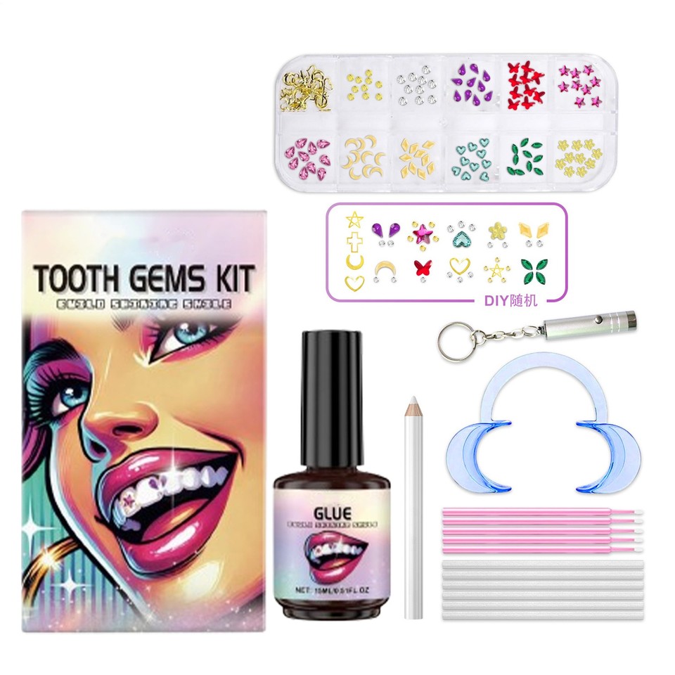 Tooth Gem Kit Stylish Tooth Jewelry Decoration Stylish Tooth Jewelry ...