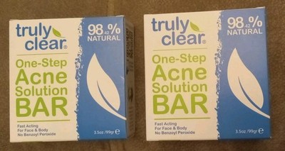 Truly Clear One-Step Acne Solution Blemish Bar Lot of 2 - 3.5oz 99gr | eBay