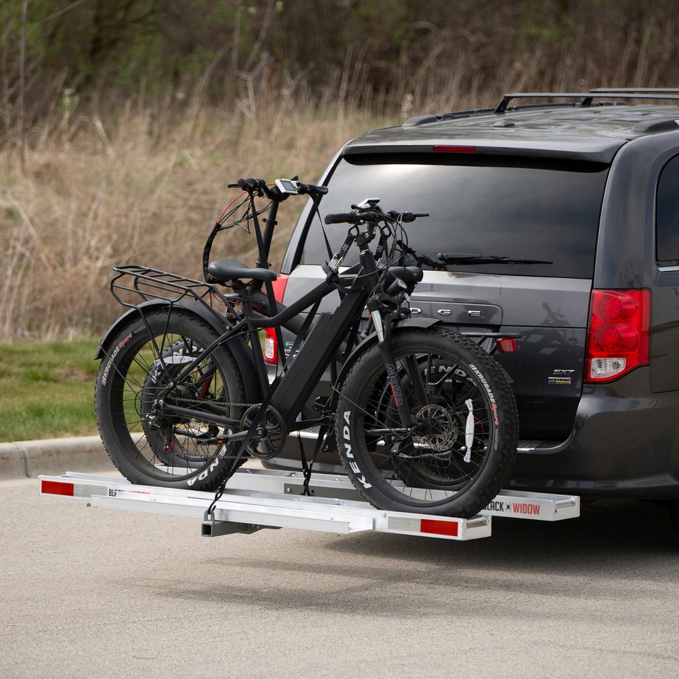 Black Widow Aluminum Double eBike or Fat Tire Bike Carrier – 600 lb ...