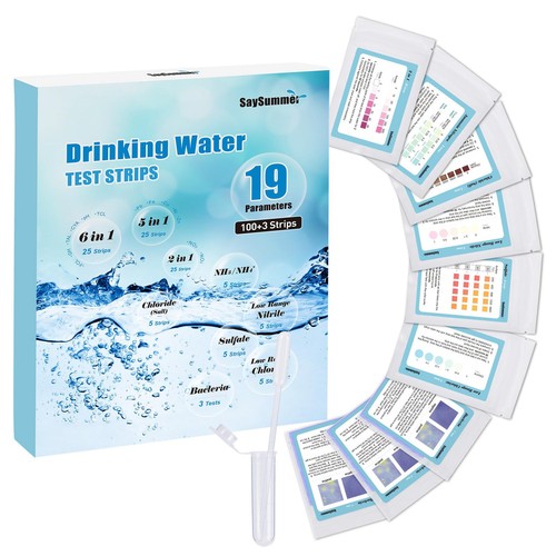 Home Drinking Water Testing Kit: 3 Bacteria Tester 100 Well Water ...