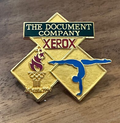 Atlanta 1996 Xerox Gymnastics Series Olympic Pin | eBay