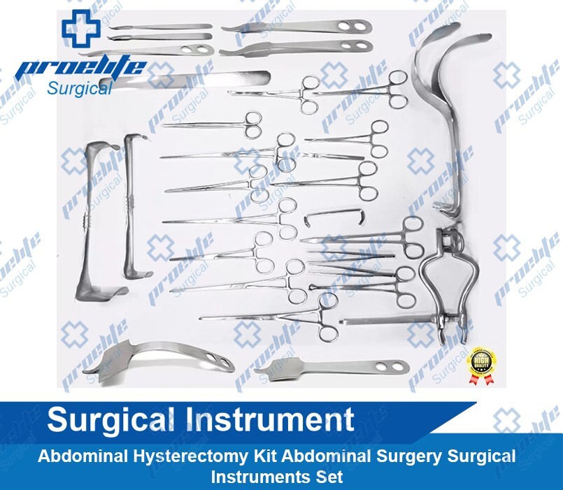 Abdominal Hysterectomy Kit Abdominal Surgery Surgical Instruments Set ...