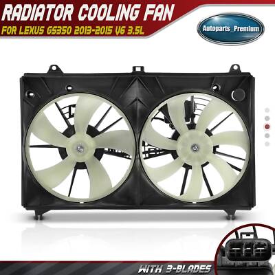Dual Radiator Fan Assembly With Control Module for Lexus GS350 2013 ...
