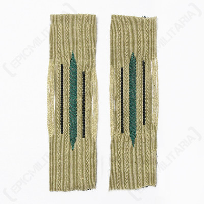 PIONEERS EM BEVO LITZEN COLLAR TABS - Repro WW2 German Military Army ...