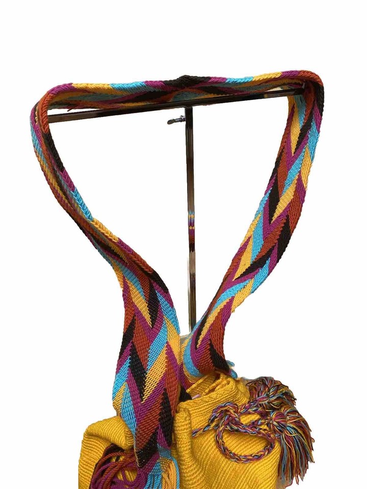 Original Wayuu Hand Made Bucket Purse Crossbody Strap | eBay