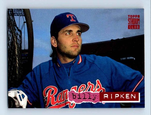 1994 Topps Stadium Club Billy Ripken Texas Rangers #369 | eBay