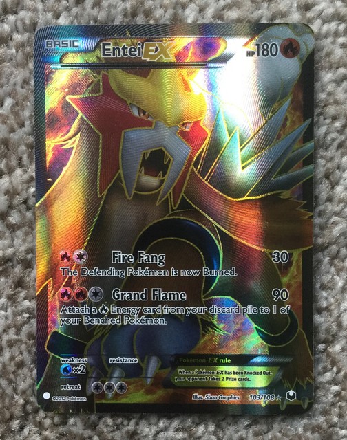 Pokemon Entei GX 71/73 Shining Legends FULL ART ULTRA RARE | eBay