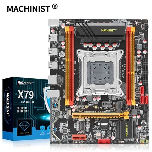 Machinist x79 Mini ITX Motherboard, M.2 Slot, Compatible XEON Octa Core ...