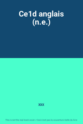 Ce1d anglais (n.e.) | eBay