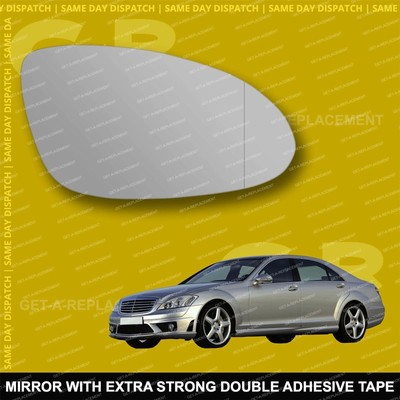 For Mercedes-Benz S-Class W221 wing mirror glass 06-09 Right side Blind ...