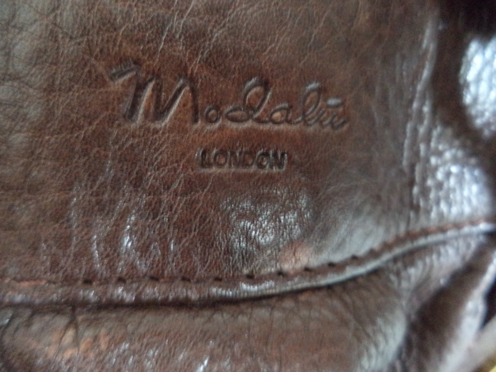 MODALU BROWN LEATHER BAG HANDBAG DOUBLE STRAP | eBay UK