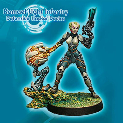 INFINITY New Female Kamael Hacker Tohaa Light Inf Pack Tohaa Corvus VCB ...