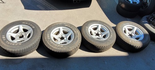 4 X Jeep Wrangler 15 inch 5 SPOKE ALLOY WHEELS - SET OF FOUR FROM 1990 ...