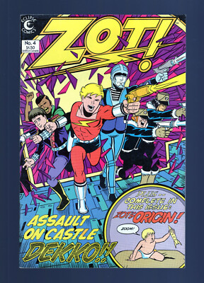 Zot! #4 - Scott McCloud Cover Art and Story. Bob Lappan Art. (7.0) 1984 ...