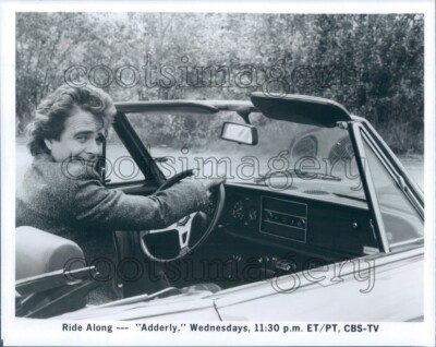 Winston Rekert Driving Convertible Adderly TV Show Press Photo | eBay