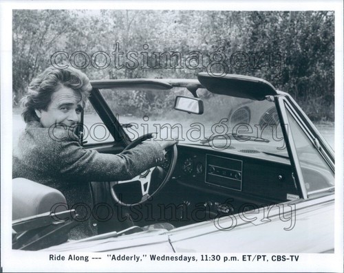 Winston Rekert Driving Convertible Adderly TV Show Press Photo | eBay