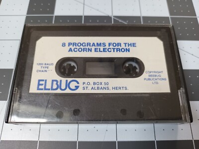 Acorn Electron Computer Software - ELBUG PROGRAMS - Beebug Publications ...