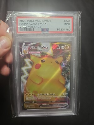 Pikachu VMAX - 044/185 - Pokemon Vivid Voltage Ultra Rare Card M Psa 9 ...